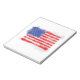 Watercolor American Flag for Veterans and Patriots Notepad | Zazzle