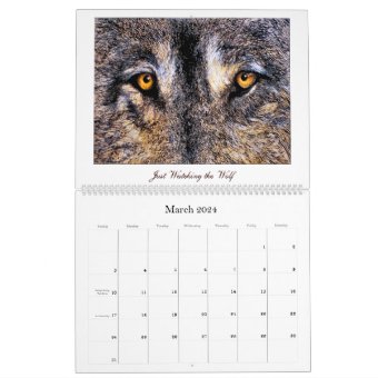 Watercolor Animals Calendar | Zazzle