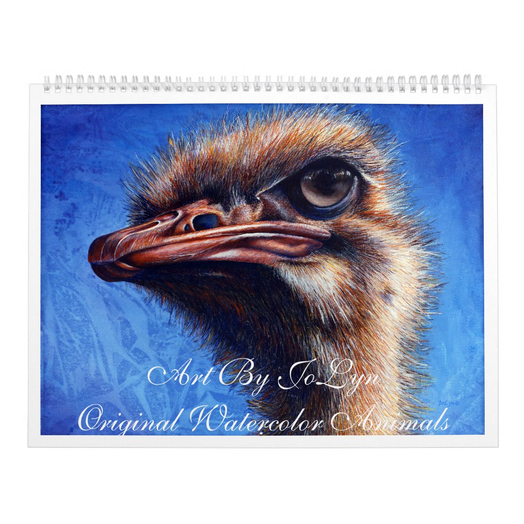 Watercolor Animals Calendar | Zazzle