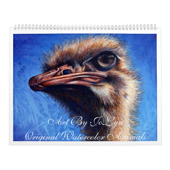 Watercolor Animals Calendar | Zazzle