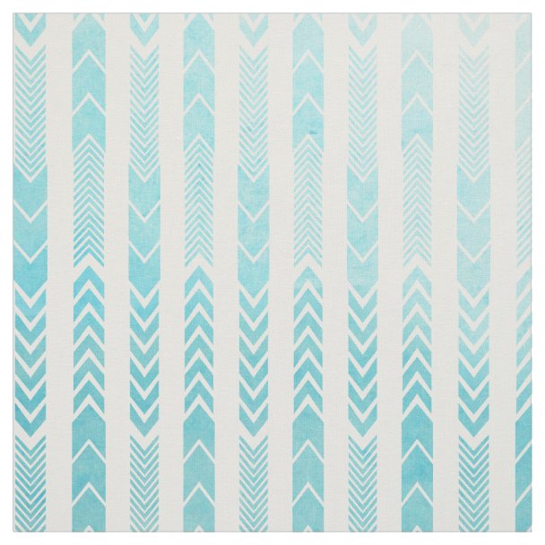 Black Arrow Print Fabric | Zazzle