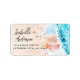 Watercolor Beach Return Address Label | Zazzle