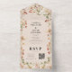 Watercolor Berry Wildflower Spring QR Code Wedding All In One ...