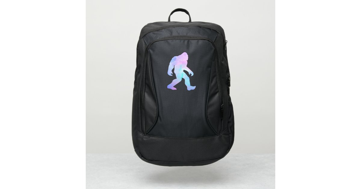 Watercolor Bigfoot Port Authority® Backpack | Zazzle