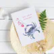 Watercolor Blue Crab Cute Valentines Day Card | Zazzle
