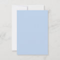 Watercolor Blue Hydrangea Script Thank You Card | Zazzle