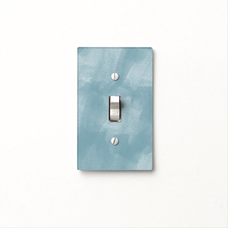 Watercolor Blue Light Switch Cover | Zazzle