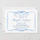 Watercolor Blue Ribbon Baby Shower Invitation | Zazzle