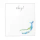 Watercolor Blue Whale Personalized Stationery Note | Zazzle