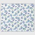 Watercolor Blueberry Wrapping Paper | Zazzle