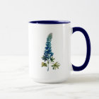 Watercolor Bluebonnet Flowers Two-Tone Coffee Mug | Zazzle.com