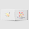 Watercolor Blush Pink Number 15 Floral Quinceanera Guest Book | Zazzle
