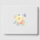 Watercolor Blush Pink Number 15 Floral Quinceanera Guest Book | Zazzle
