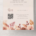 Watercolor Boho Floral Fall Autumn QR Code Website All In One ...