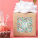 Watercolor Boho Floral Square Sticker | Zazzle