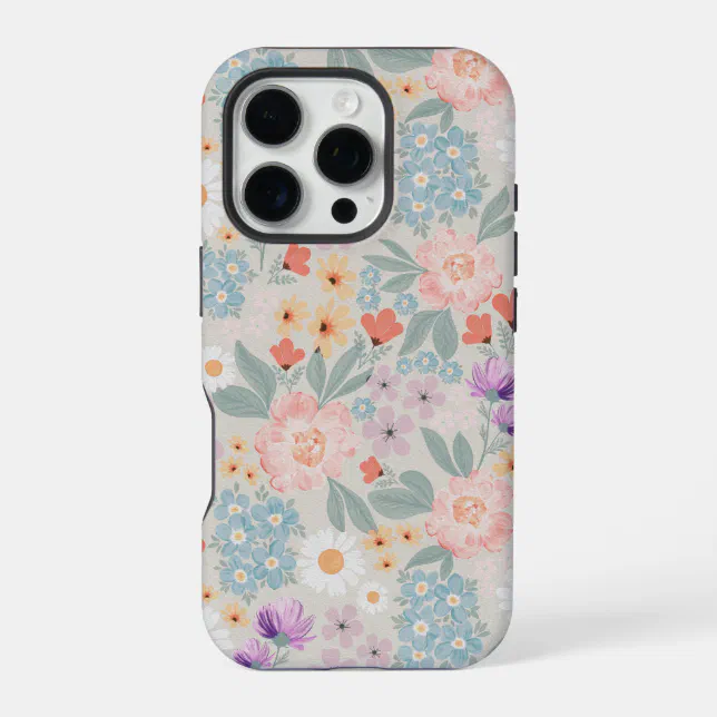 boho spring iphone case