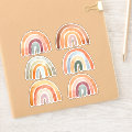 Watercolor Boho Rainbow Collection Sticker | Zazzle