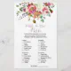 Watercolor Bouquet "What's In Your Purse" Game | Zazzle