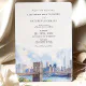 Watercolor Brooklyn Bridge Wedding Invitation | Zazzle
