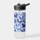 Watercolor Butterfly Blue Water Bottle | Zazzle