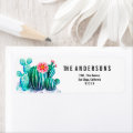 watercolor Cactus Label | Zazzle