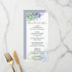 Watercolor Cactus Succulents Wedding Menu | Zazzle