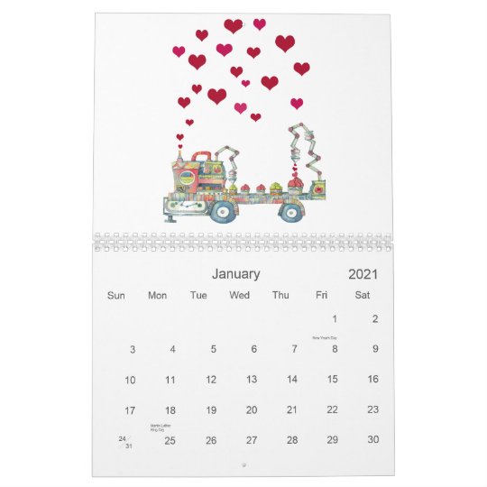 watercolor calendar | Zazzle.com