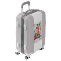 Watercolor Cat Design Luggage | Zazzle