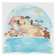 Watercolor Coastal Beach Scene Poster | Zazzle