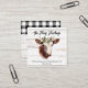 Watercolor Cow Farmhouse Floral QR code Square Business Card | Zazzle