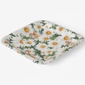 Watercolor Daisies and Butterflies Paper Plates | Zazzle