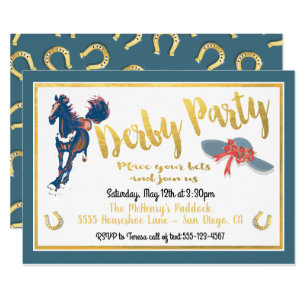 Horse Racing Invitations | Zazzle