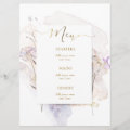 watercolor design Menu | Zazzle