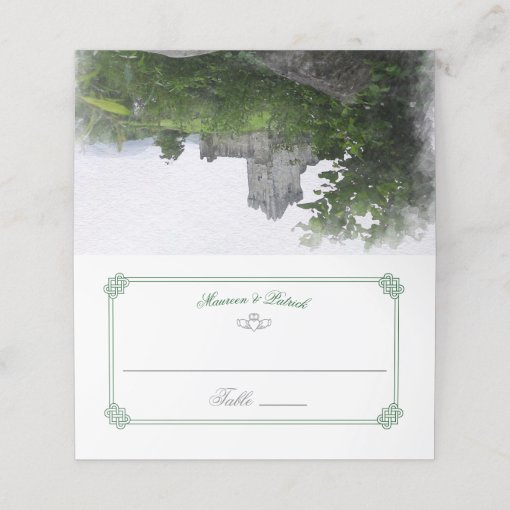 Watercolor Destination: Ireland Place Card | Zazzle