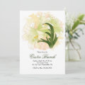 Watercolor Easter Lily Invitation | Zazzle