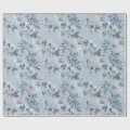 Watercolor Elegant Blueberry Wrapping Paper | Zazzle