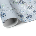 Watercolor Elegant Blueberry Wrapping Paper | Zazzle