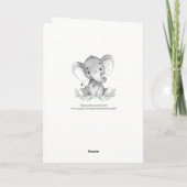 Watercolor Elephant Congratulations Card | Zazzle