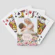 Watercolor | English Roses - Wedding Photo Poker Cards | Zazzle