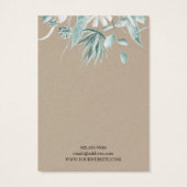 Watercolor Eucalyptus Succulent • Necklace Display | Zazzle