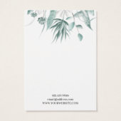 Watercolor Eucalyptus Succulent • Necklace Display | Zazzle