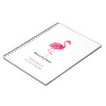 Watercolor Flamingo Personalized Scripture Journal | Zazzle