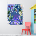 watercolor floral botanical foliage greenery poster | Zazzle