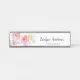 Watercolor Floral Desk Name Plate | Zazzle
