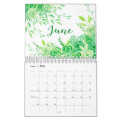 Watercolor Floral Gardens Calendar 2018 | Zazzle