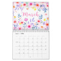 Watercolor Floral Gardens Calendar 2018 | Zazzle