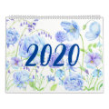 Watercolor Floral Gardens Calendar 2020 | Zazzle
