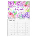 Watercolor Floral Gardens Calendar 2020 | Zazzle