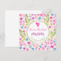 Watercolor Floral Greeting Name Mother's Day Invitation | Zazzle