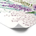 Watercolor floral poster | Zazzle